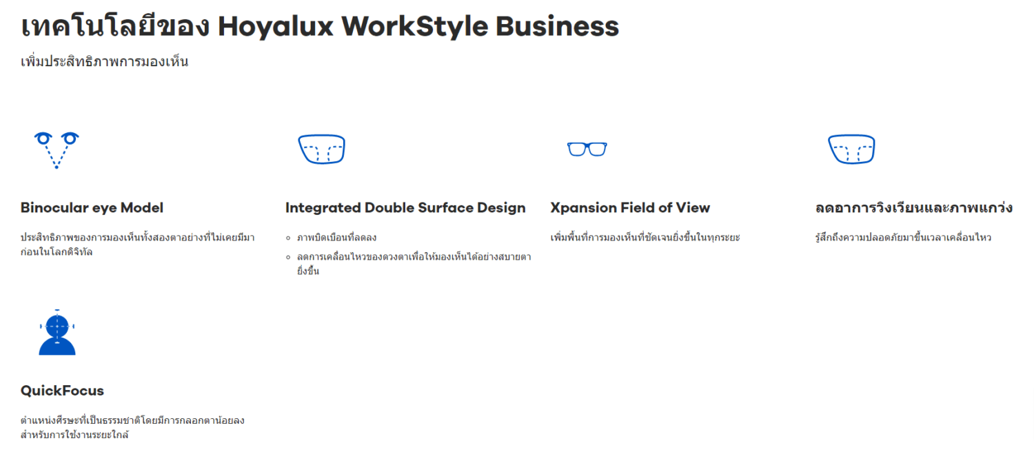 Hoyalux WorkStyle Business – The Vision Optic